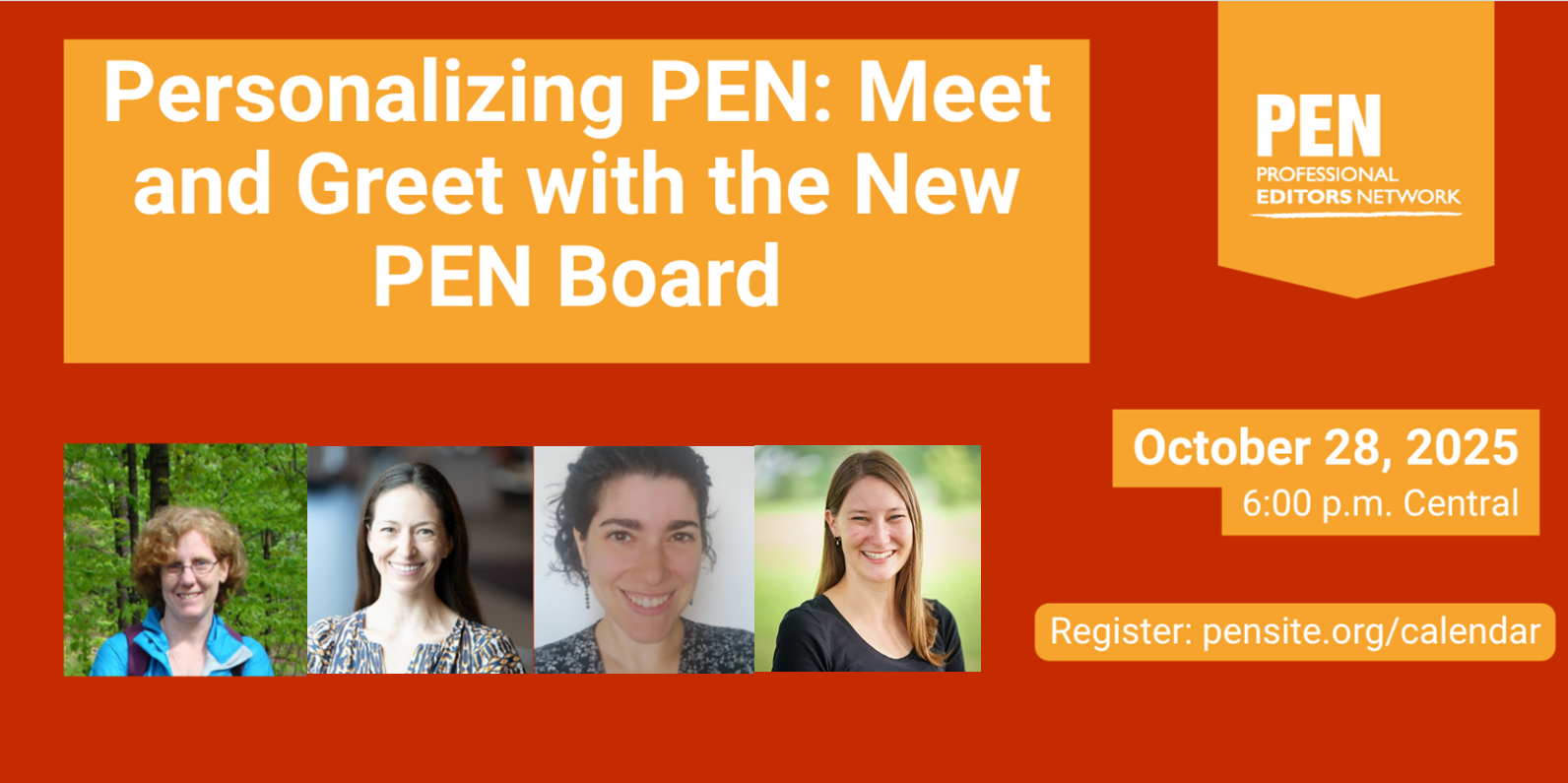 Personalizing PEN: Meet and Greet with the New PEN Board – Professional ...